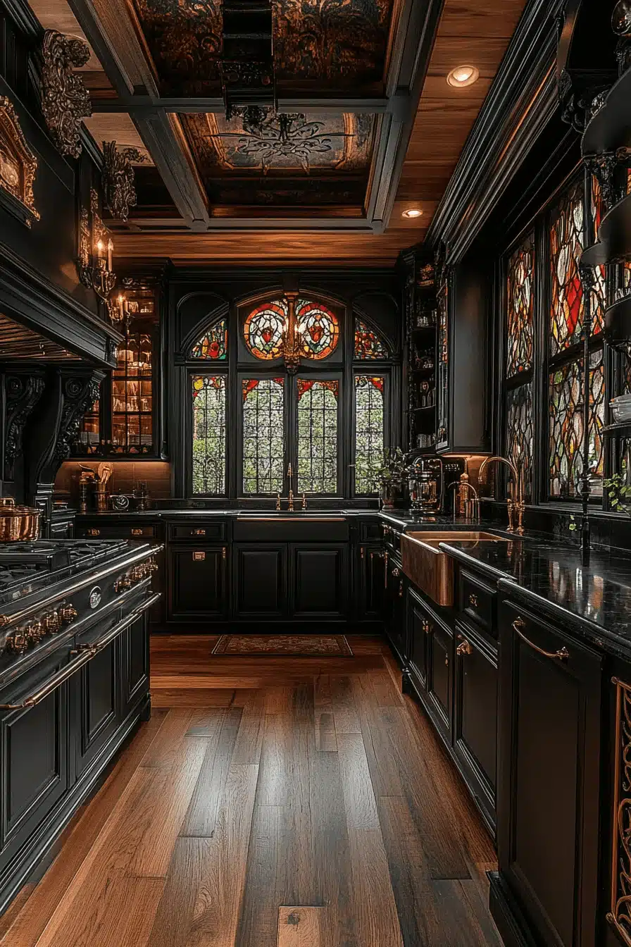 29 Dark Kitchen Aesthetic Designs to Create a Striking Culinary Space ...