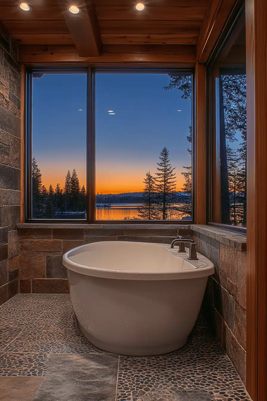 29 Cabin Bathroom Looks That Turn Simplicity into Sophistication - My ...