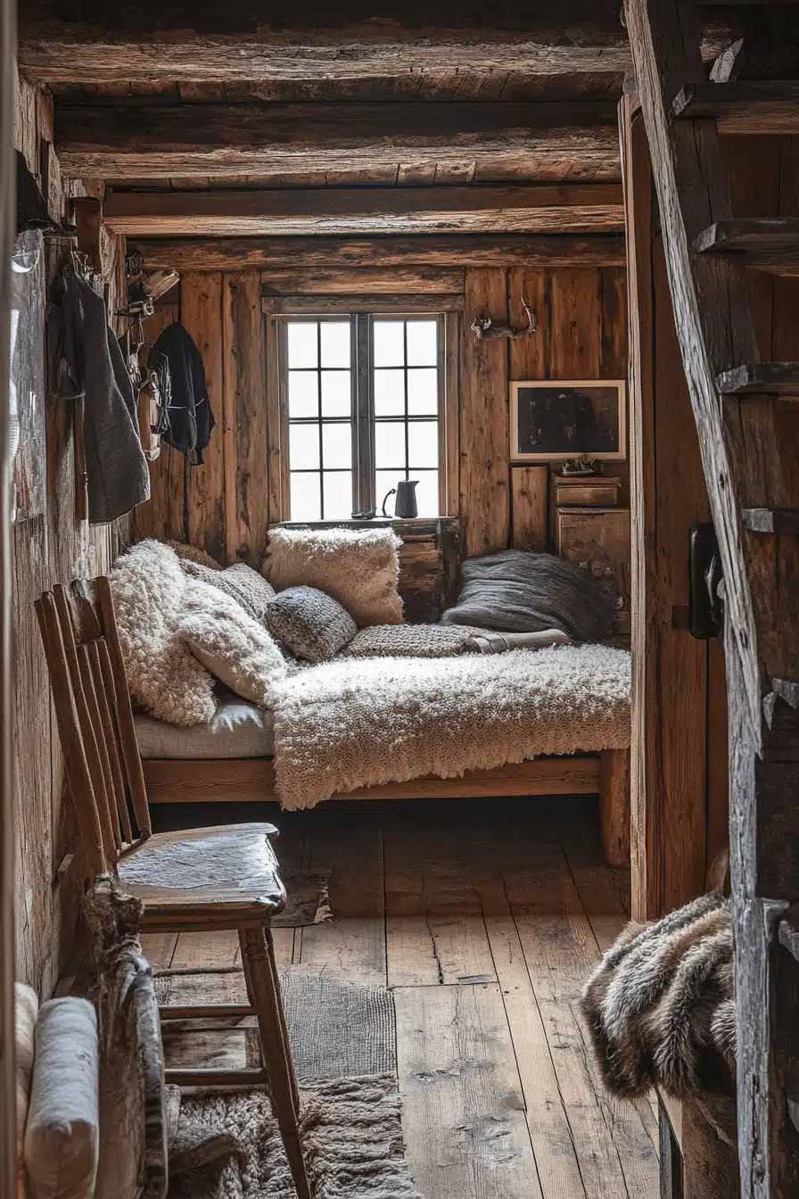 29 Old Cabin Interior Rooms That Wrap You in Warmth - My Elegant Home