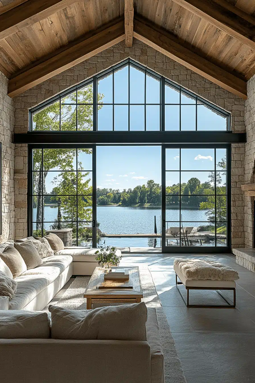 29 Cabin Living Room Concepts to Make Every Day Feel Like a Getaway ...