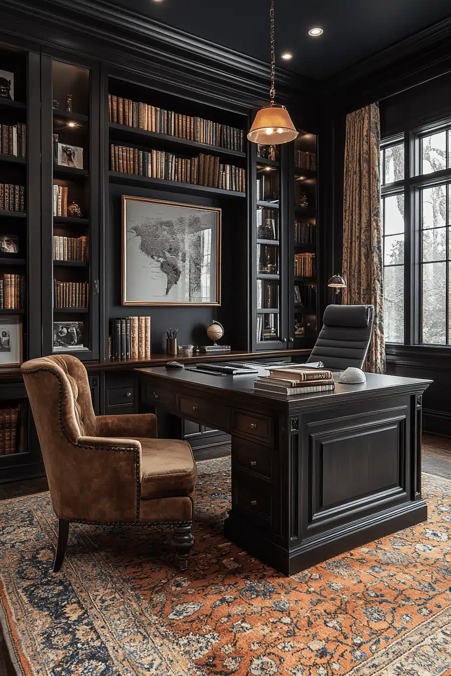 29 Moody Office Ideas to Create a Stylish and Productive Workspace - My ...