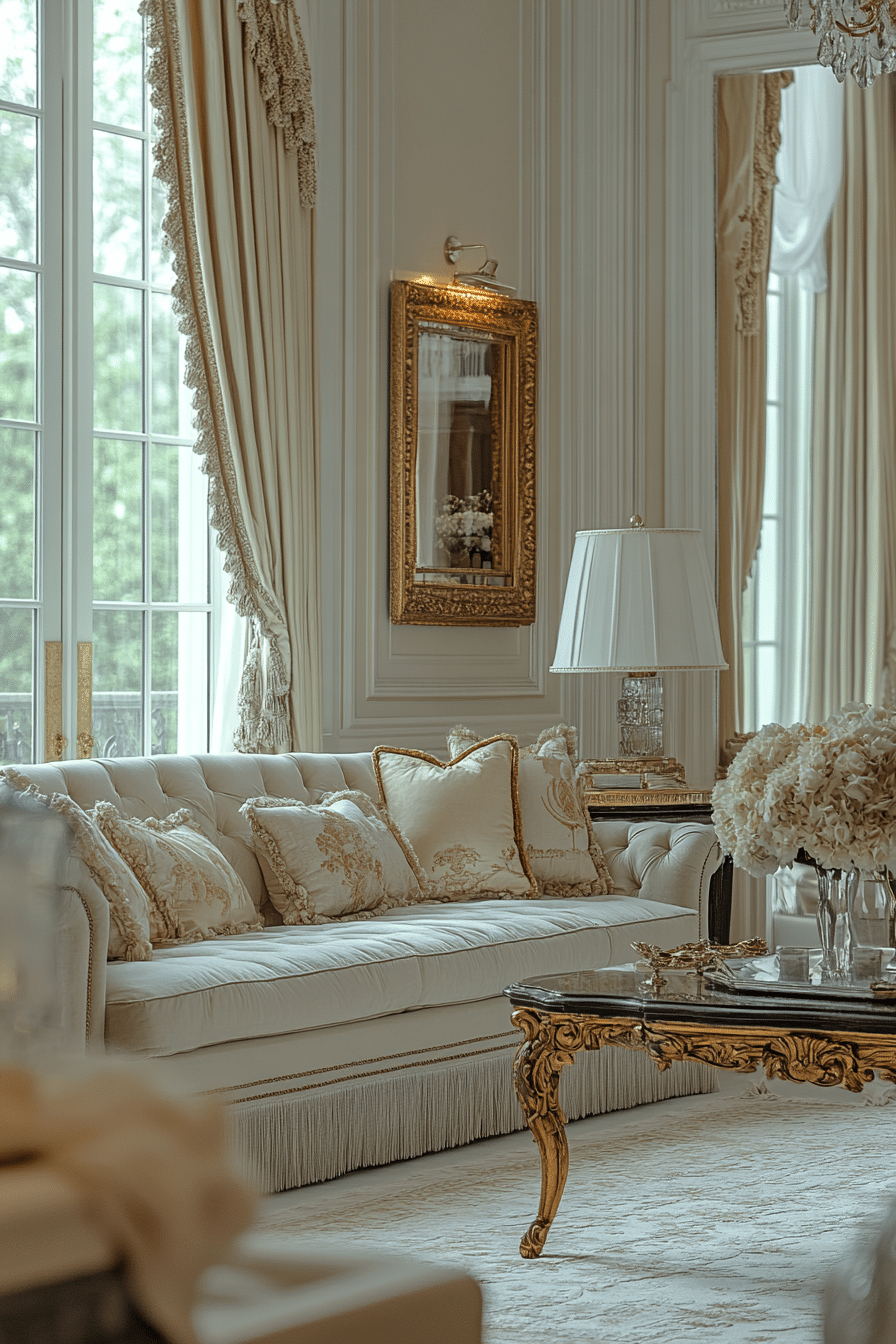 29 French Provincial Living Room Designs That Radiate Timeless Beauty ...