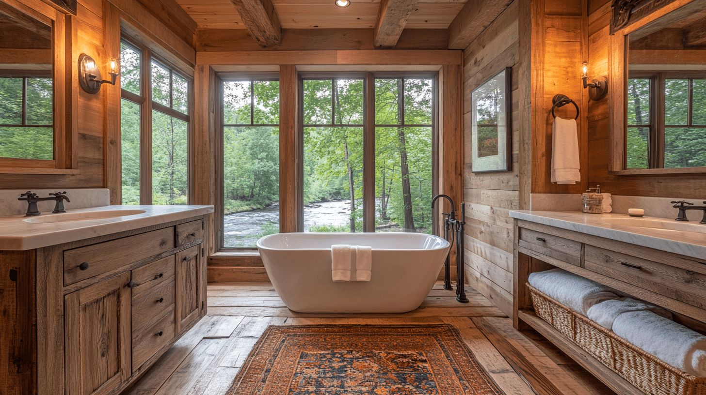 29 Cabin Bathroom Looks That Turn Simplicity into Sophistication - My ...