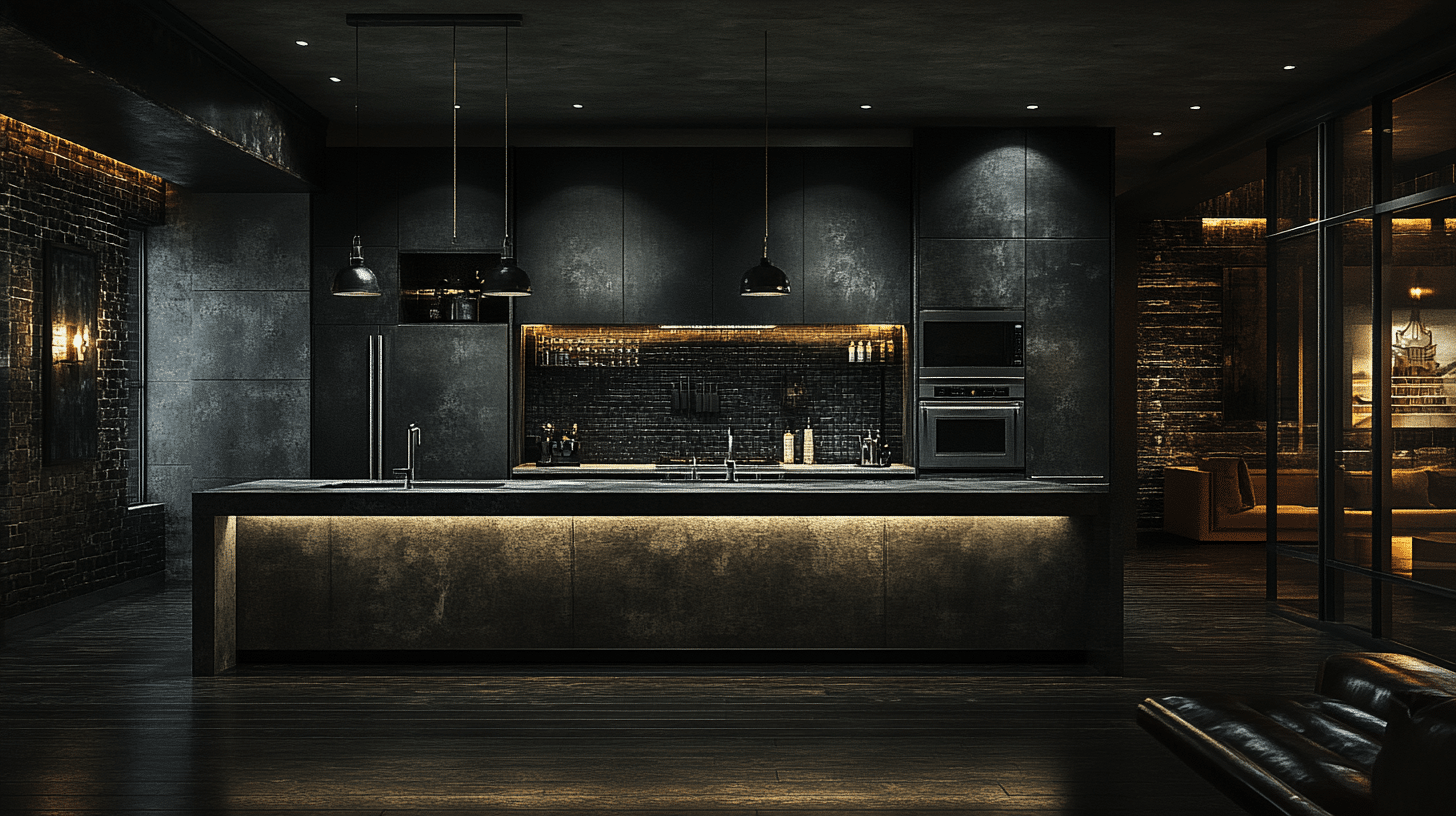 29 Dark Kitchen Aesthetic Designs to Create a Striking Culinary Space ...