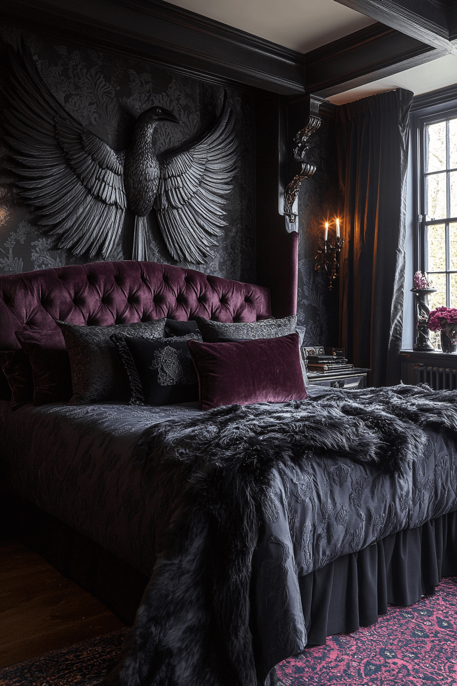 29 Whimsigoth Bedroom Styles to Express Your Inner Mystic - My Elegant Home