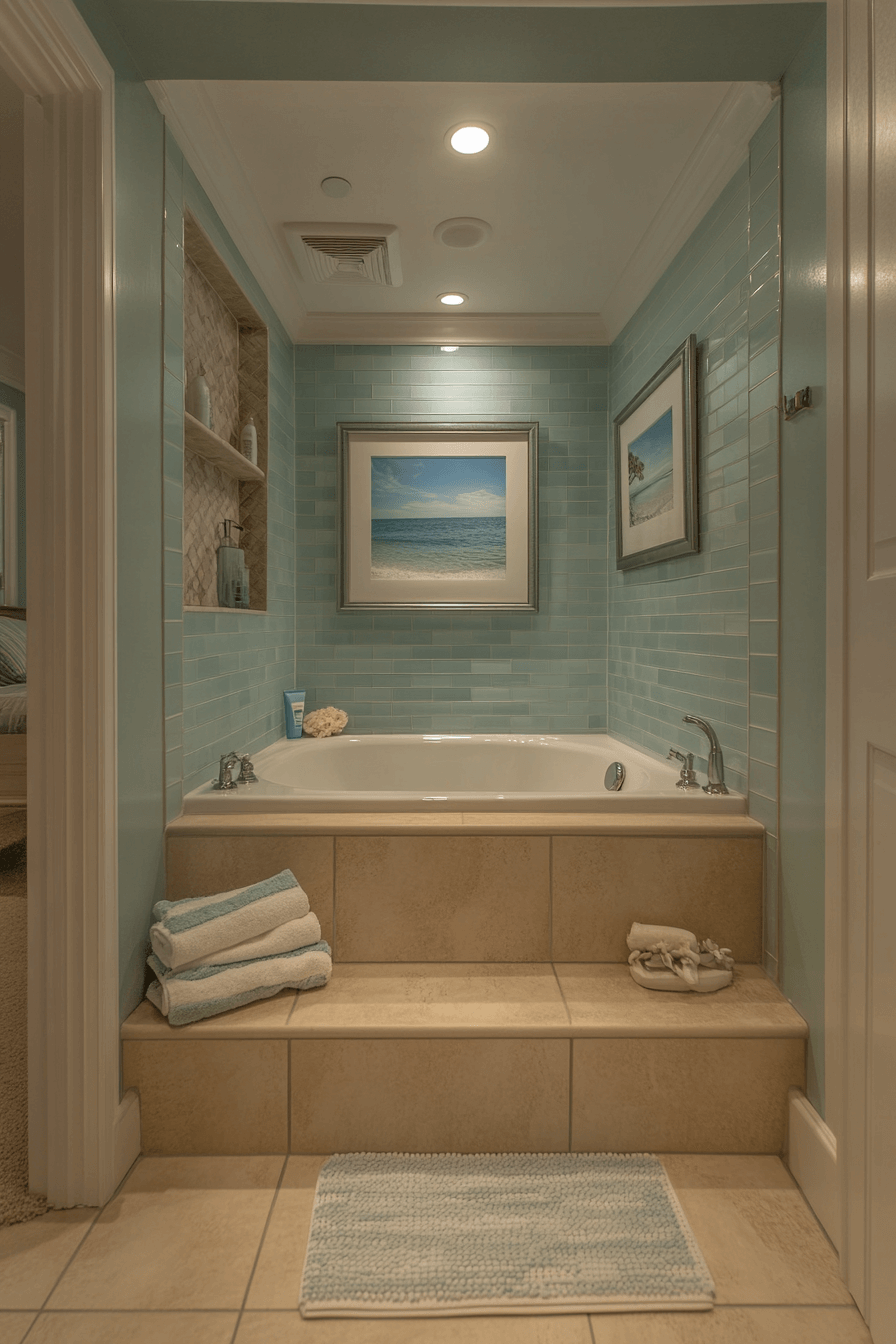 29 Coastal Bathroom Shower Ideas That Channel Beachside Bliss - My ...