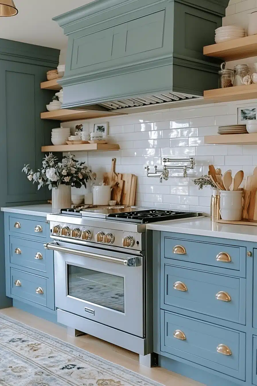 29 Farmhouse Kitchen Cabinets That Combine Function with Familiarity ...