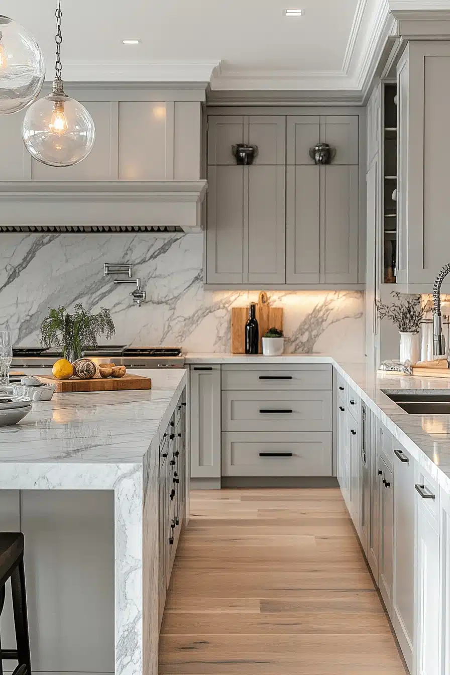 29 Grey and White Kitchen Concepts That Make Neutral Look Stunning - My ...