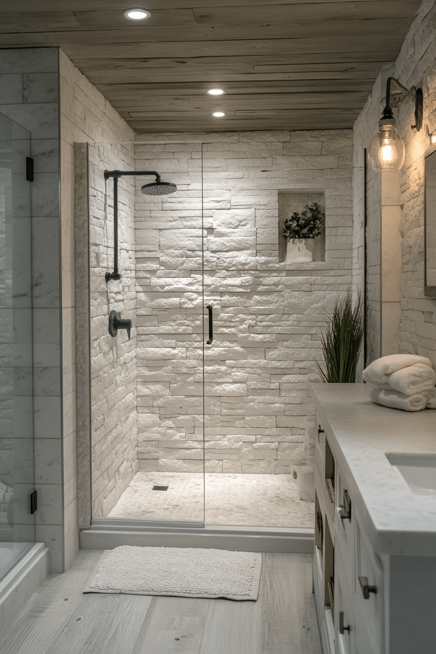 29 Coastal Bathroom Shower Ideas That Channel Beachside Bliss - My ...