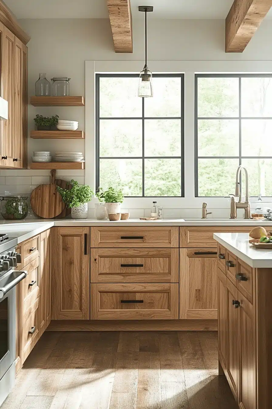 29 Light Wood Kitchen Cabinets That Elevate Everyday Cooking Spaces ...