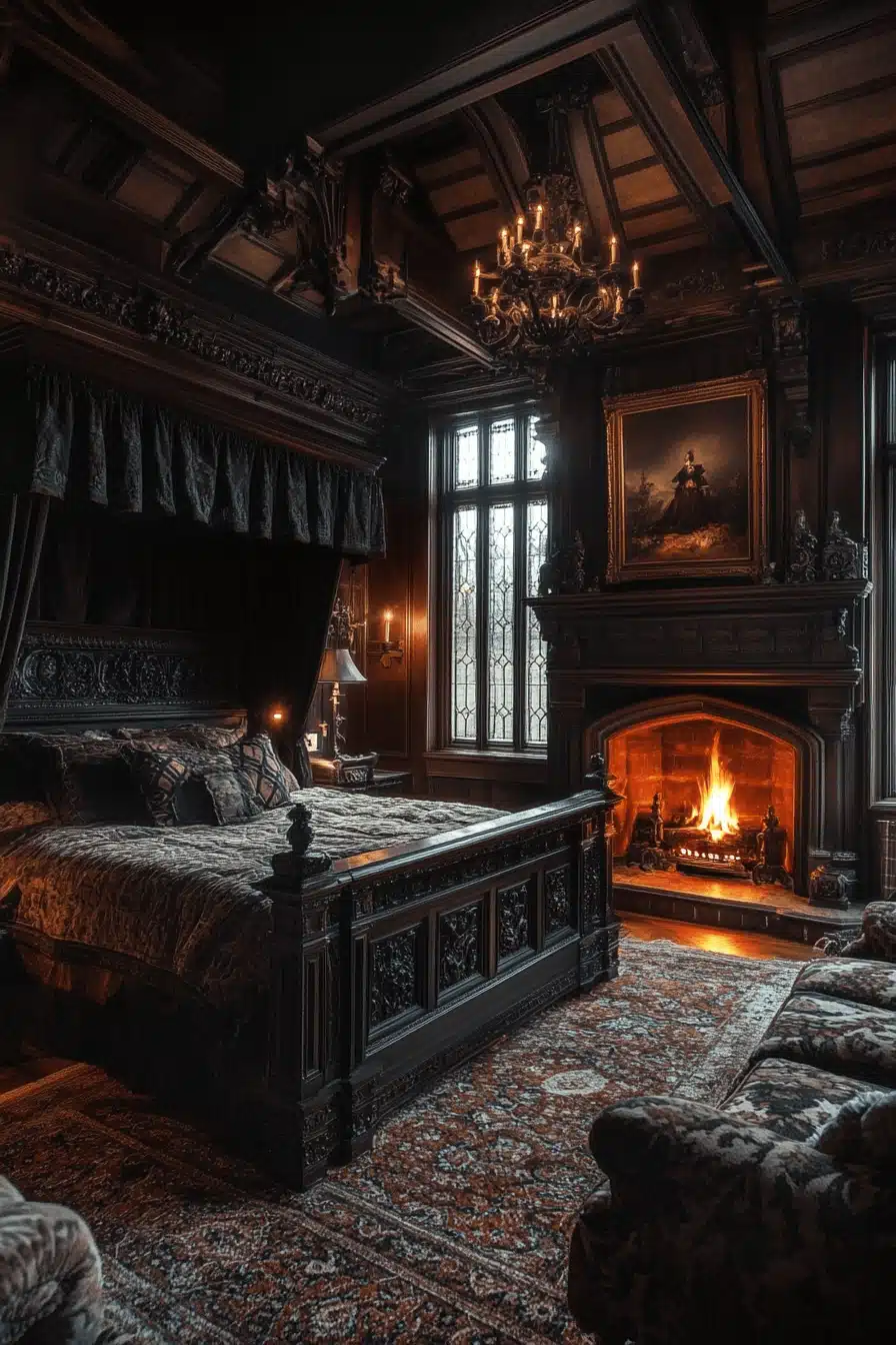 29 Dark Victorian Bedroom Concepts for a Stunning Statement Space - My ...