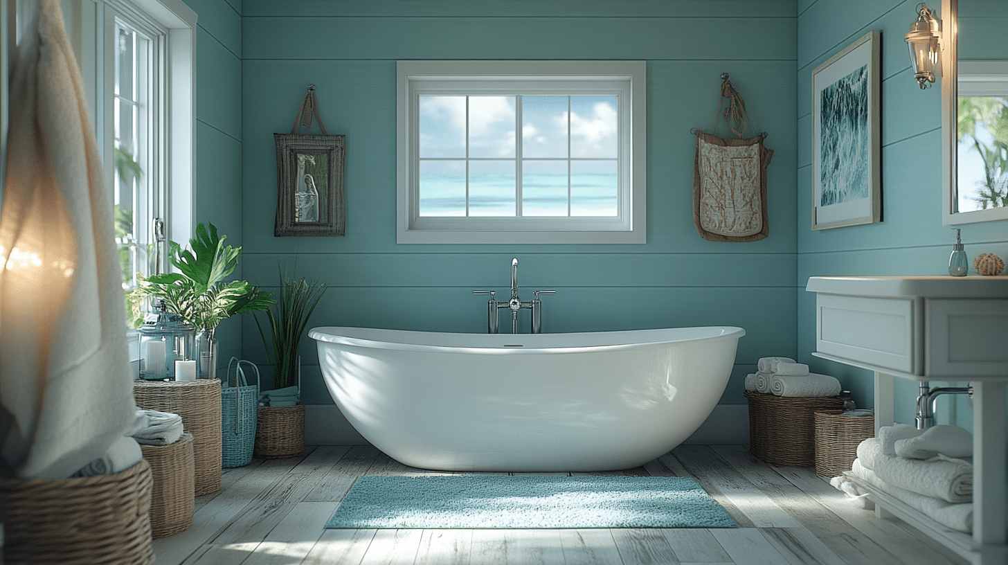 29 Coastal Cottage Bathroom Vibes to Calm Your Soul - My Elegant Home