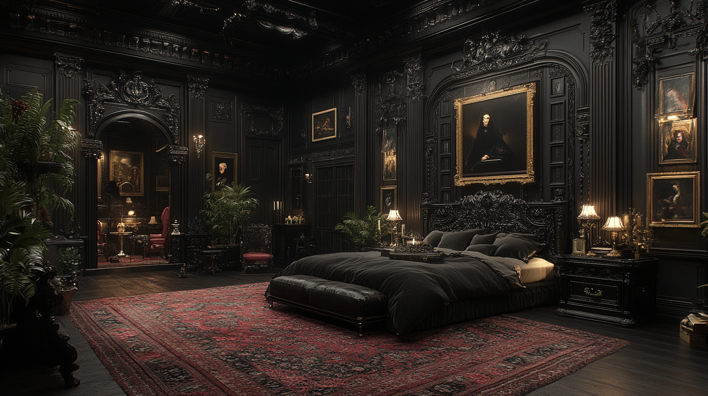 29 Dark Victorian Bedroom Concepts for a Stunning Statement Space - My ...