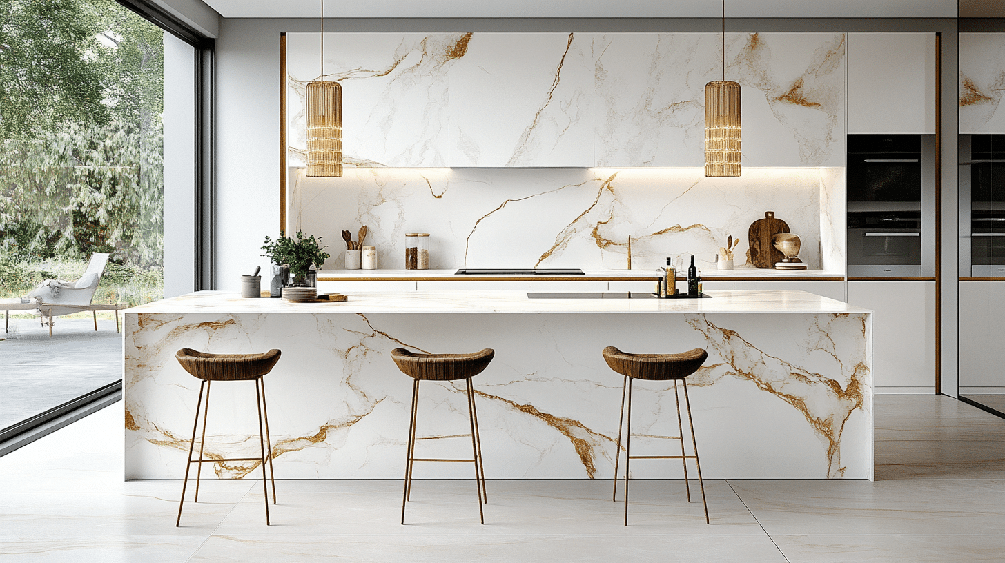 29 White and Gold Kitchen Spaces That Glow with Effortless Beauty - My ...