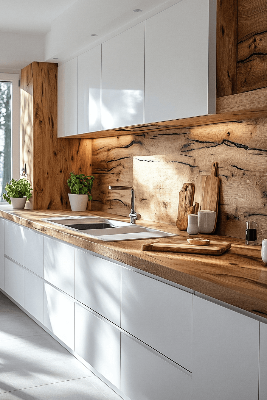 29 White and Wood Kitchen Cabinets to Refresh Without Going Bold - My ...