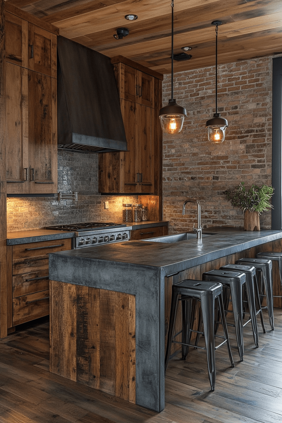 29 Dark Walnut Kitchen Cabinets for a High-End Natural Finish - My ...