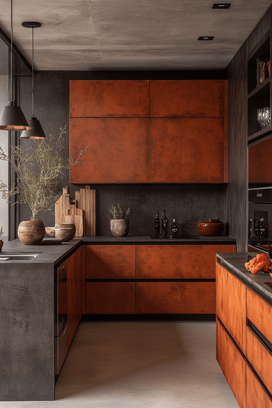 29 Terracotta Kitchen Cabinets to Spice Up Your Cooking Space - My ...