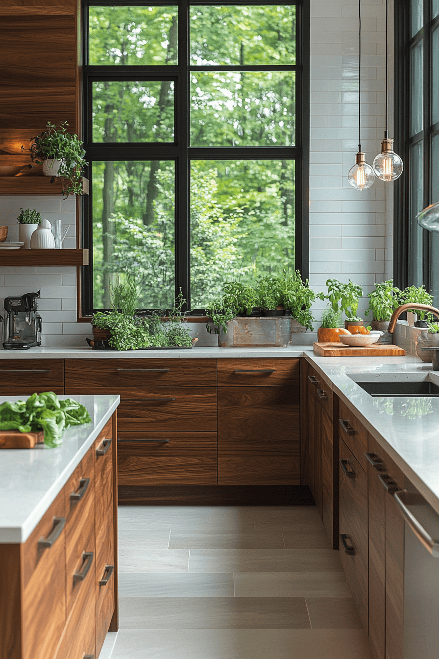 29 Dark Walnut Kitchen Cabinets for a High-End Natural Finish - My ...
