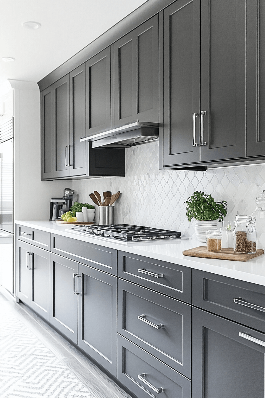 29 Charcoal Gray Kitchen Cabinets That Blend Depth with Elegance - My ...