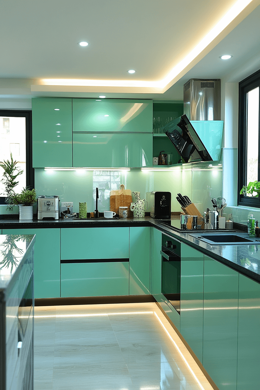 29 Mint Green Kitchen Cabinets That Add a Fresh Pop of Color - My ...
