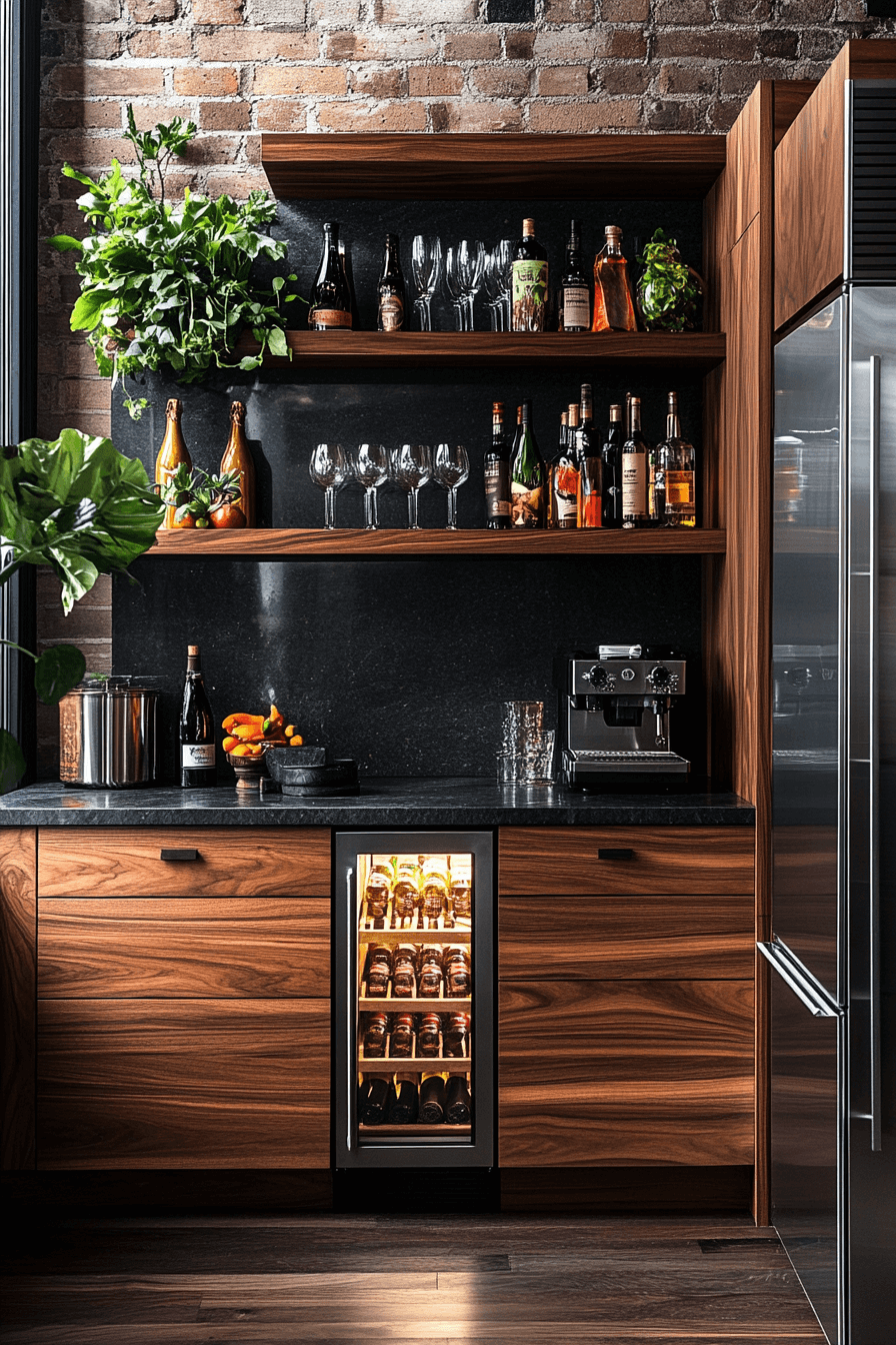 29 Dark Walnut Kitchen Cabinets for a High-End Natural Finish - My ...