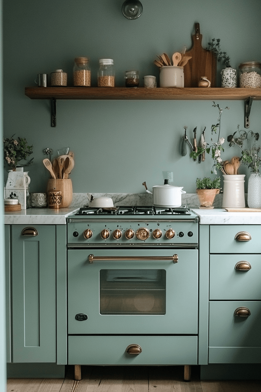 29 Mint Green Kitchen Cabinets That Add a Fresh Pop of Color - My ...