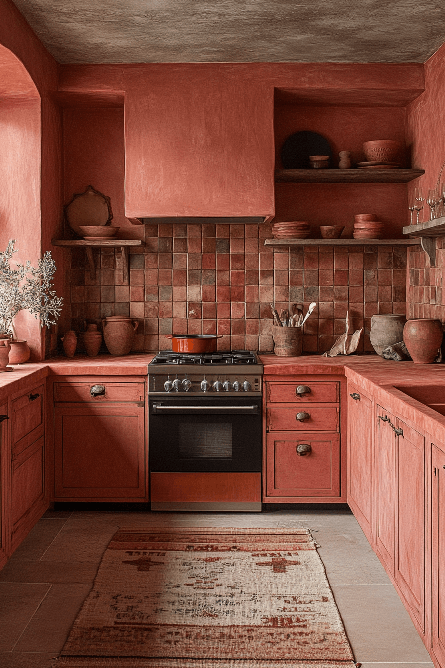 29 Terracotta Kitchen Cabinets to Spice Up Your Cooking Space - My ...