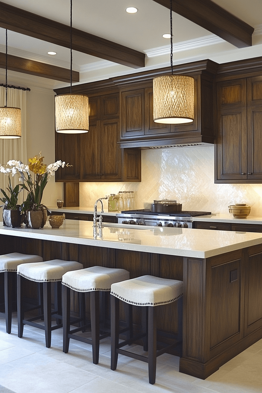 29 Dark Walnut Kitchen Cabinets for a High-End Natural Finish - My ...