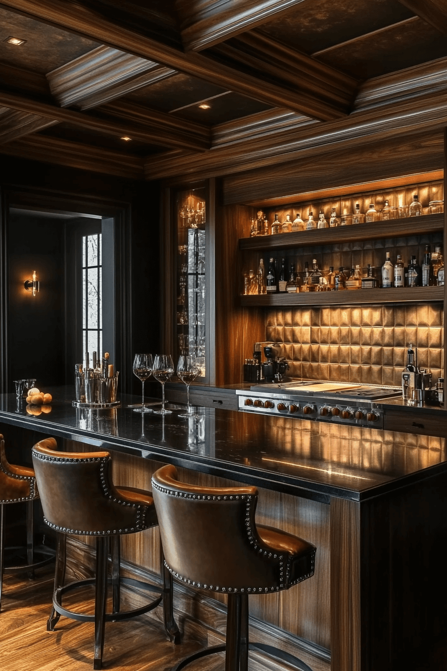 29 Dark Walnut Kitchen Cabinets for a High-End Natural Finish - My ...