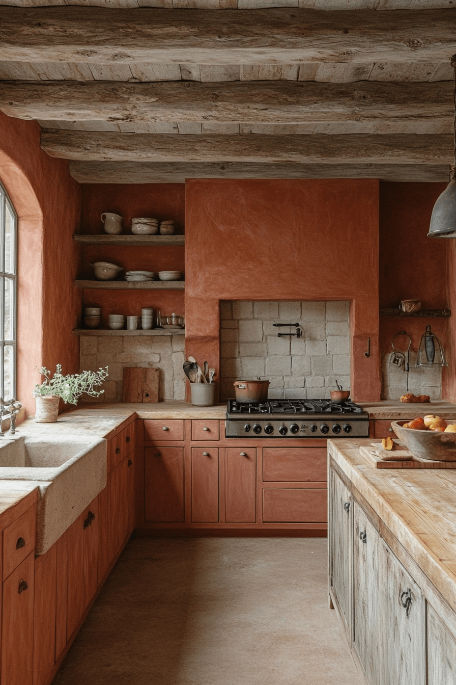 29 Terracotta Kitchen Cabinets to Spice Up Your Cooking Space - My ...