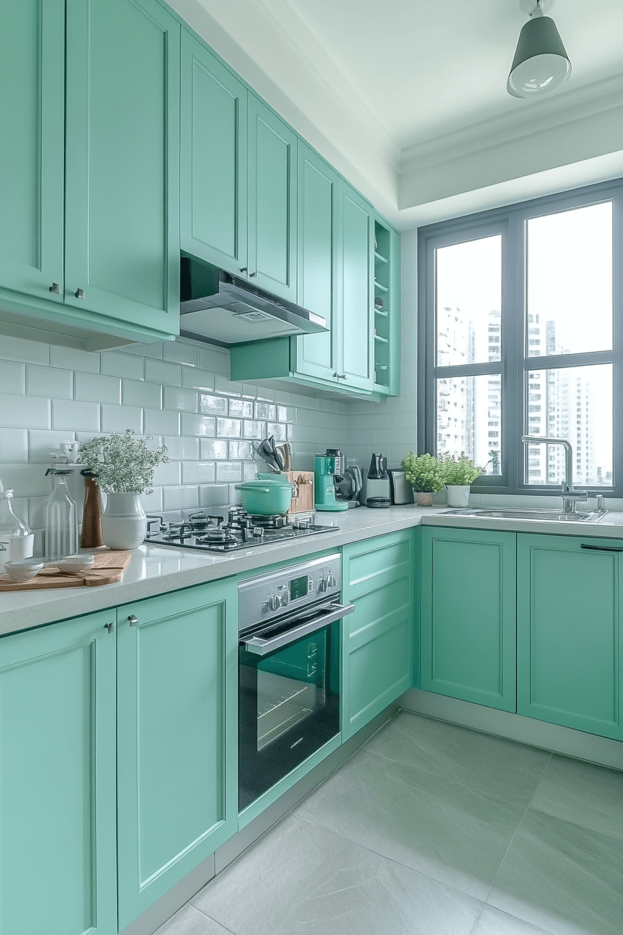 29 Mint Green Kitchen Cabinets That Add a Fresh Pop of Color - My ...