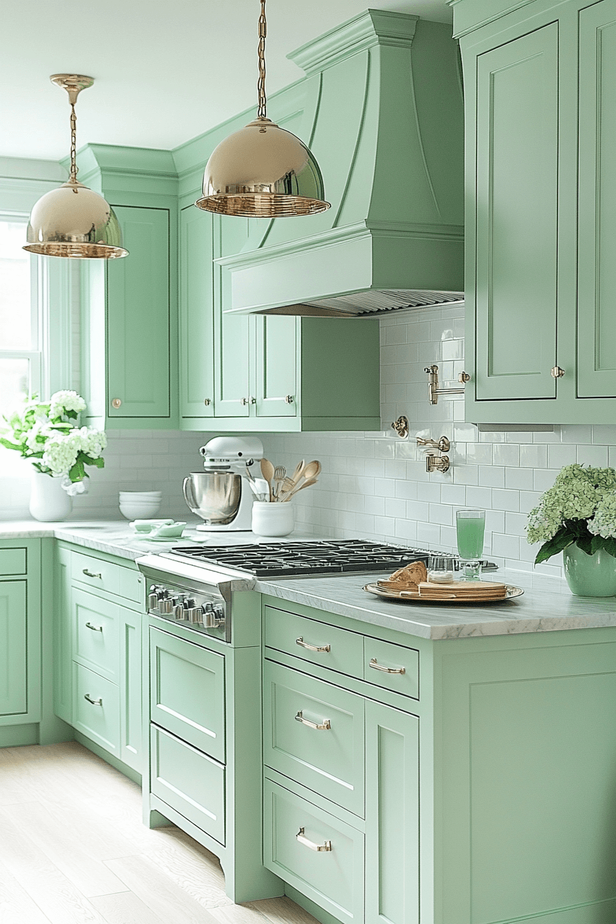 29 Mint Green Kitchen Cabinets That Add a Fresh Pop of Color - My ...