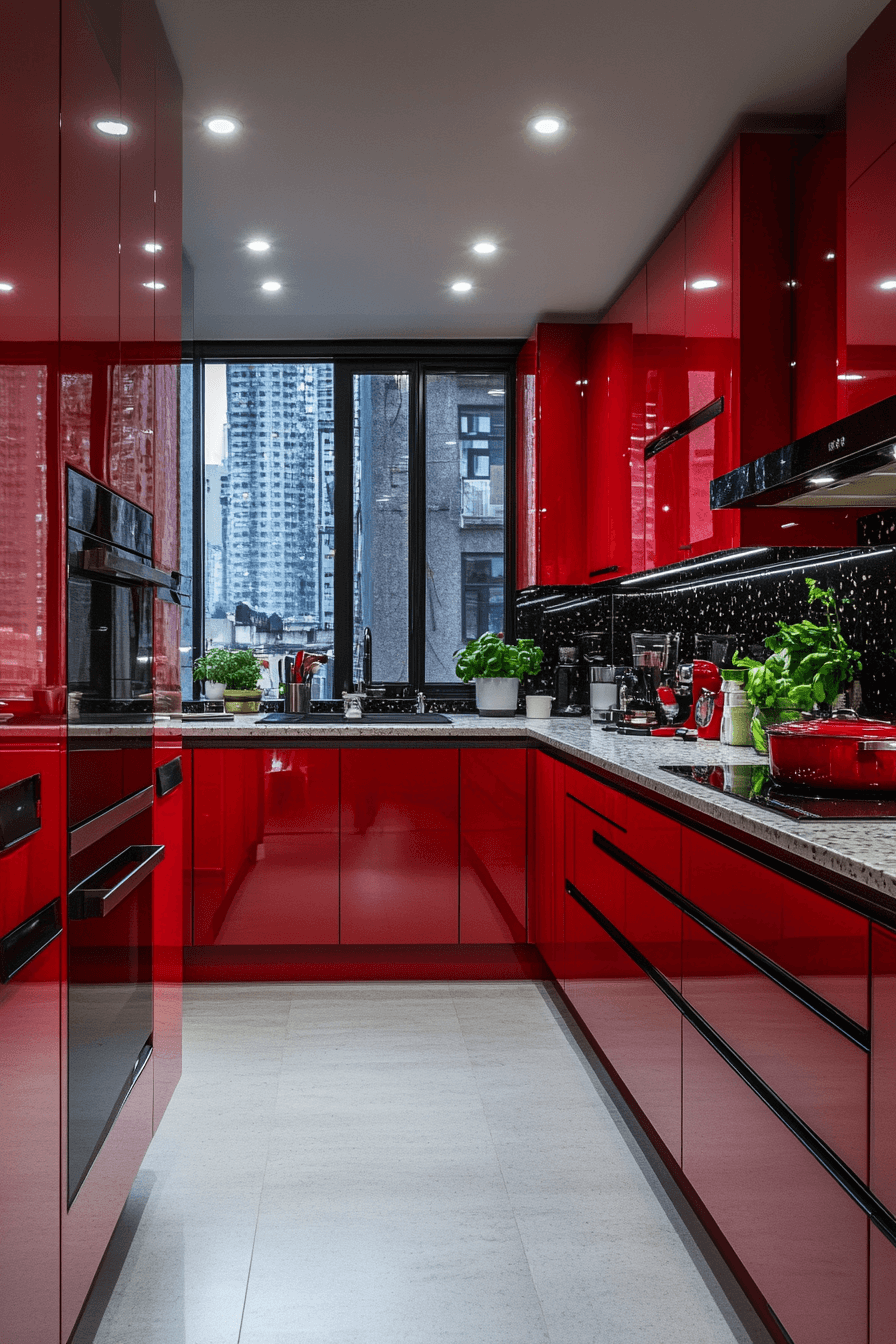 29 High Gloss Kitchen Cabinets That Add Shine and Style Instantly - My ...