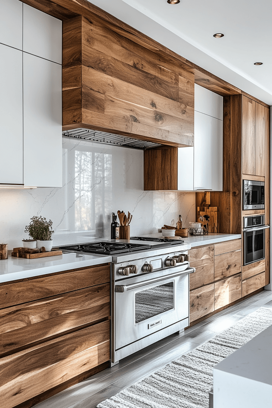29 White and Wood Kitchen Cabinets to Refresh Without Going Bold - My ...