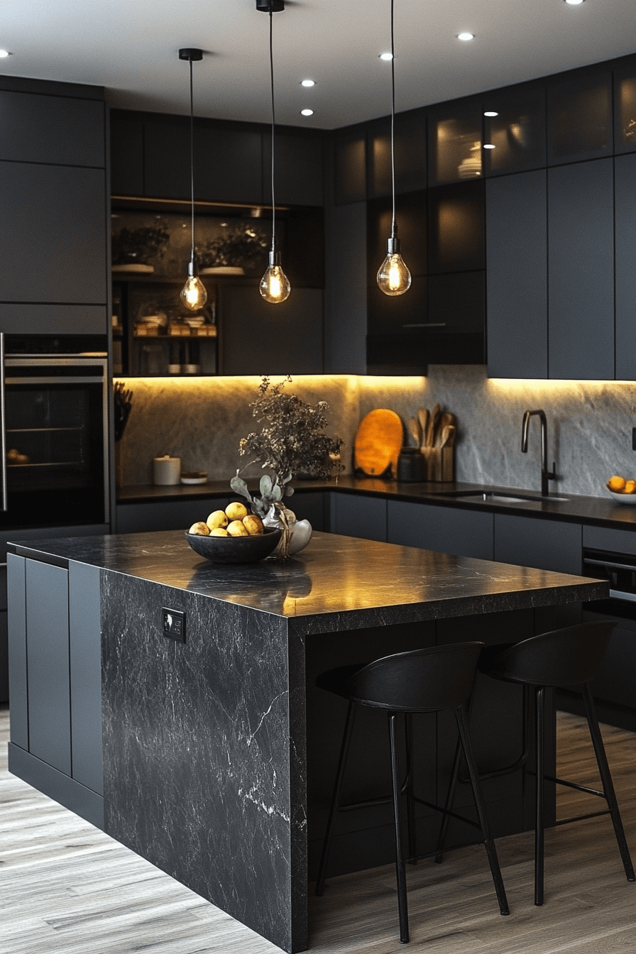 29 Charcoal Gray Kitchen Cabinets That Blend Depth with Elegance - My ...