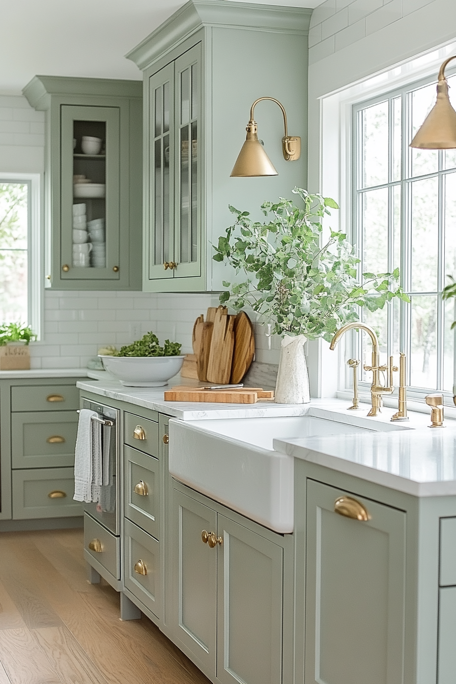 29 Mint Green Kitchen Cabinets That Add a Fresh Pop of Color - My ...