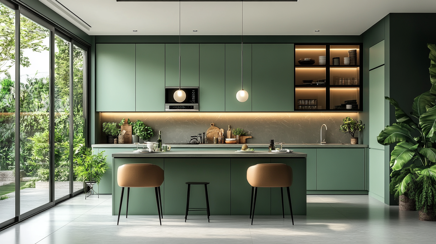 29 Mint Green Kitchen Cabinets That Add a Fresh Pop of Color - My ...