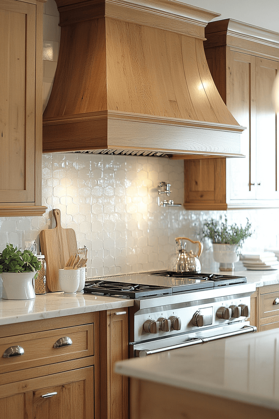 25+ Natural Maple Kitchen Cabinets for a Bright and Family-Friendly ...