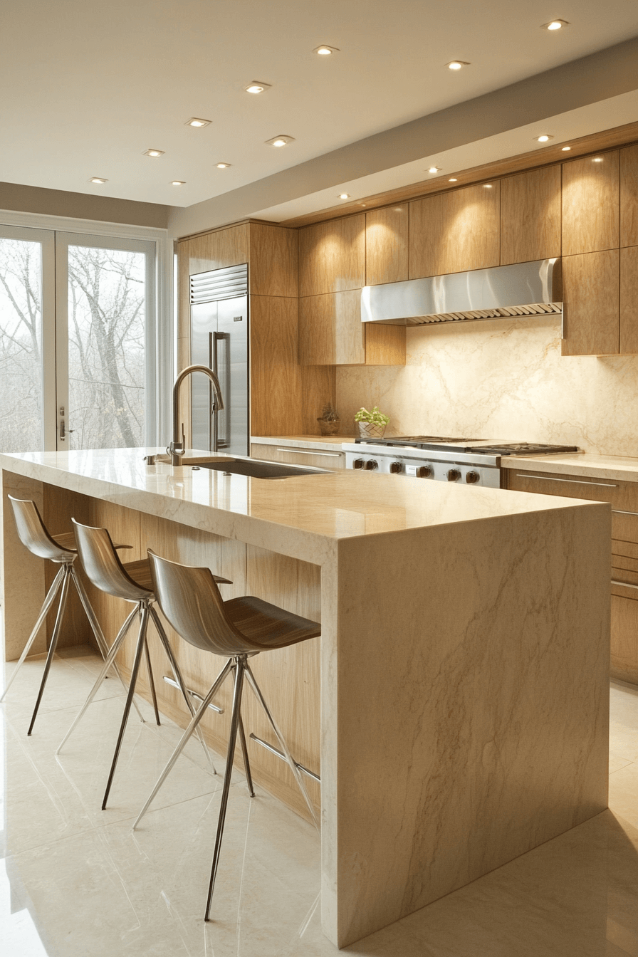 25+ Natural Maple Kitchen Cabinets for a Bright and Family-Friendly ...