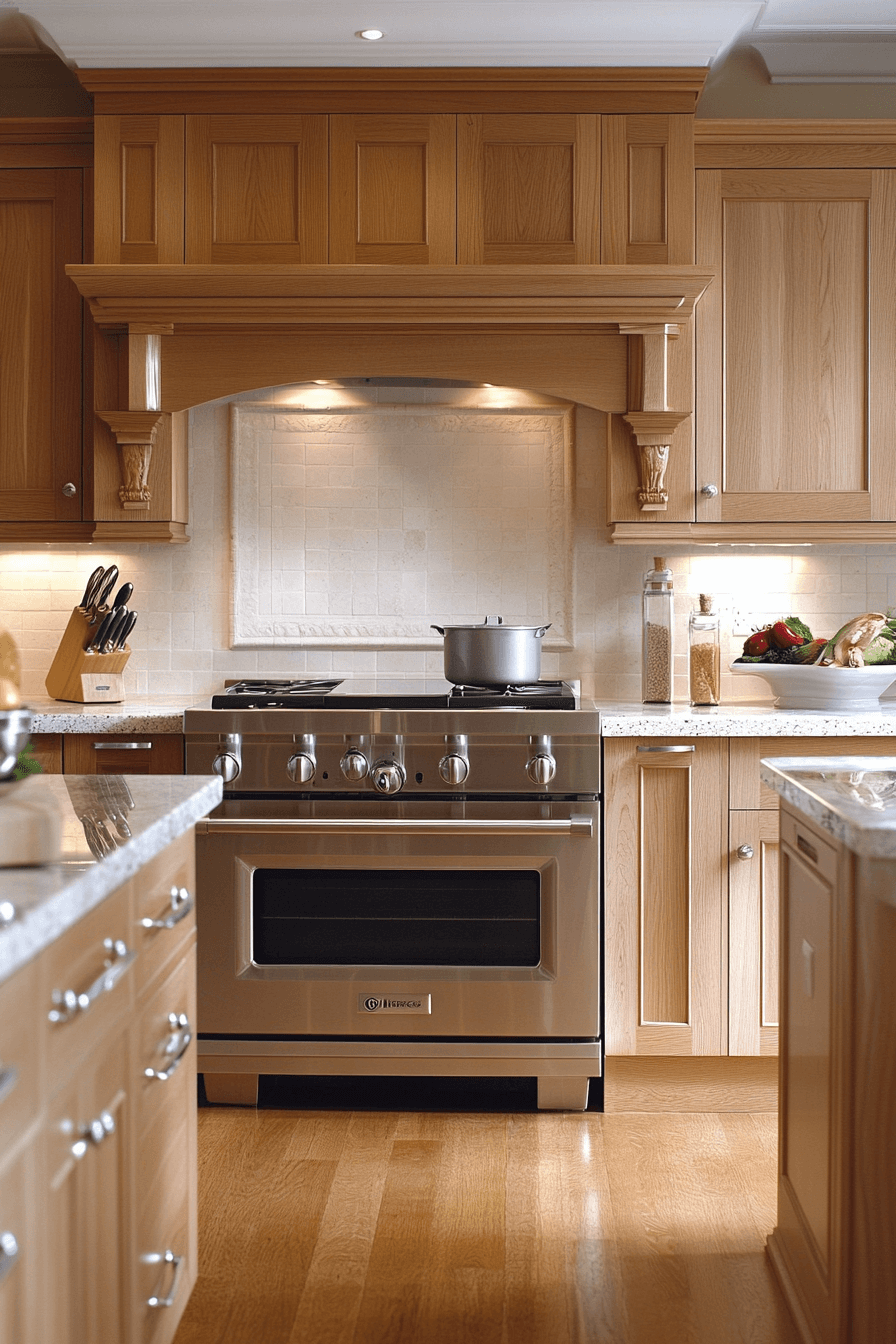 25+ Natural Maple Kitchen Cabinets for a Bright and Family-Friendly ...