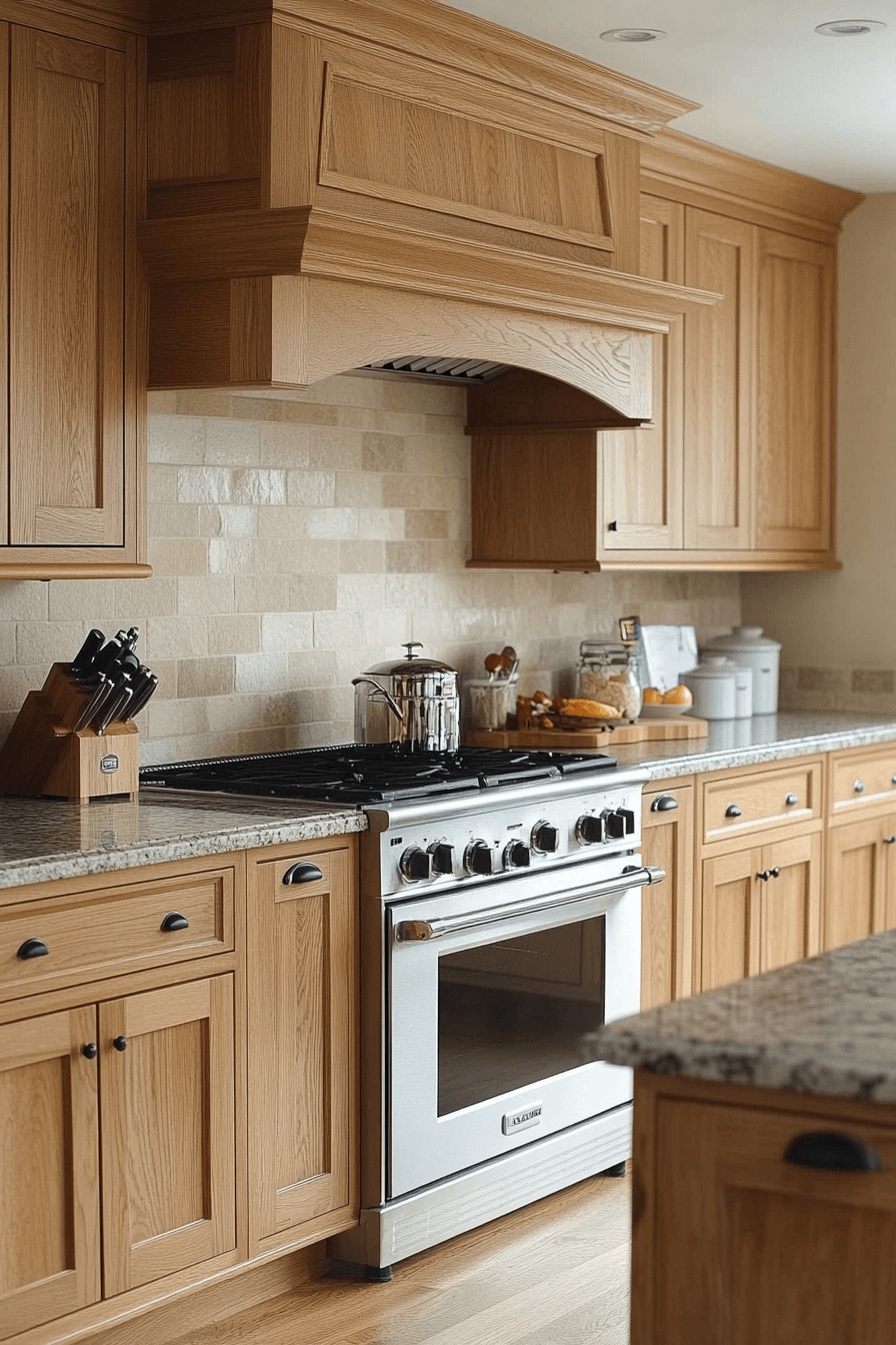 27+ Natural Oak Kitchen Cabinets for a Stylish and Budget-Friendly ...