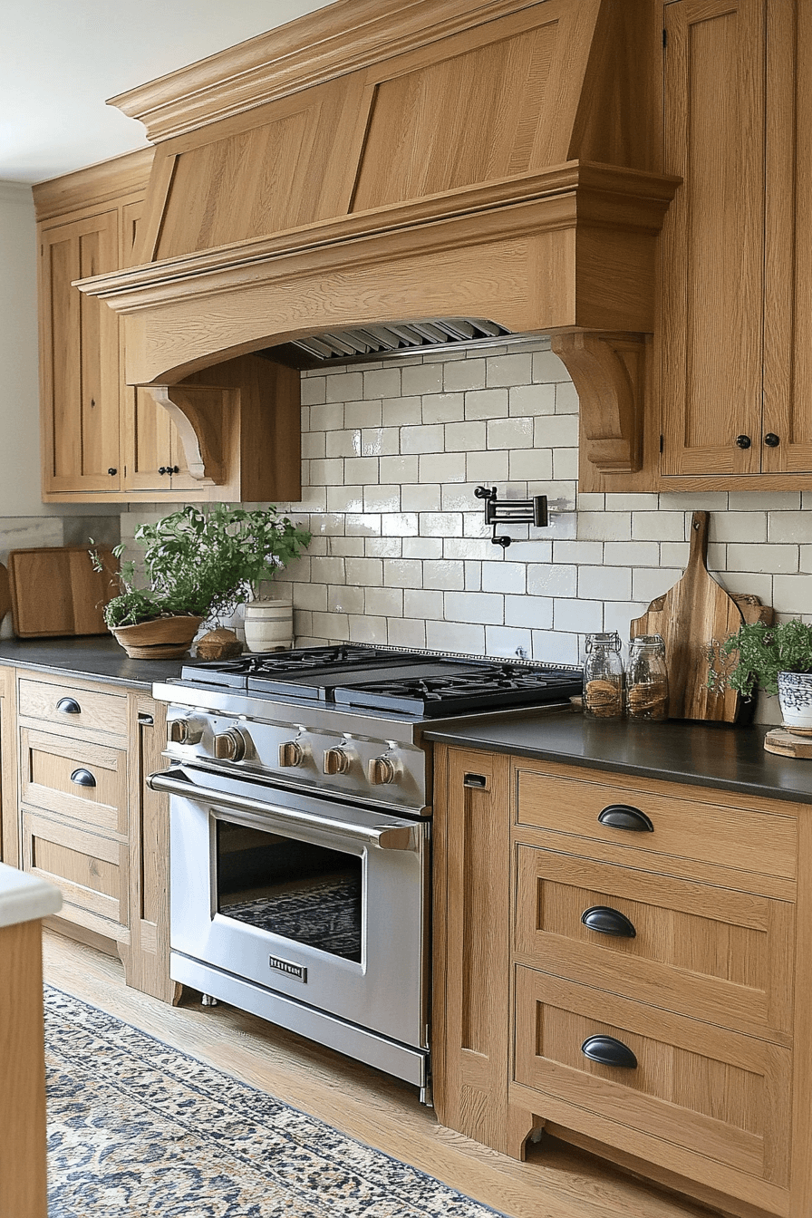 27+ Natural Oak Kitchen Cabinets for a Stylish and Budget-Friendly ...