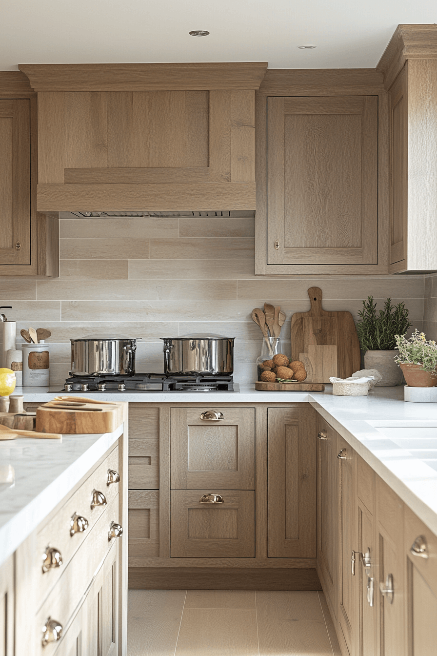 25+ Pale Oak Kitchen Cabinets That Elevate Your Home’s Natural Charm ...