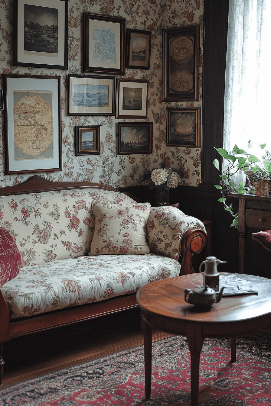 26+ Granny Chic Living Room Ideas That Bring Comfort and Style Together ...