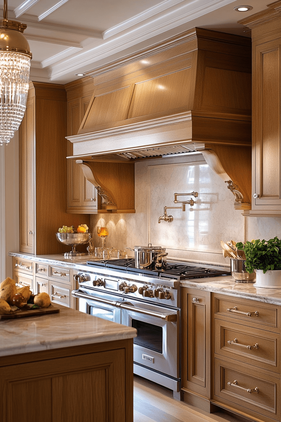 27+ Golden Oak Kitchen Cabinets Inspiration for a Fresh and Airy Look ...