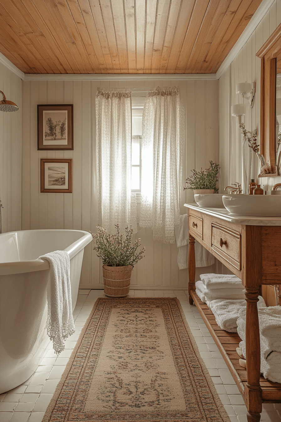 28+ Granny Chic Bathroom Ideas for a Budget-Friendly Refresh - My ...