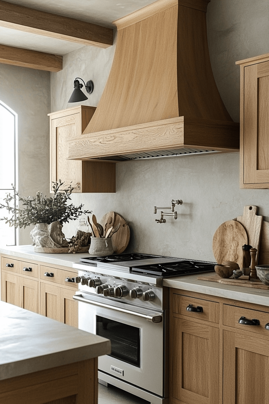 28+ Light Oak Kitchen Cabinets Inspiration for a Cozy Kitchen Upgrade ...