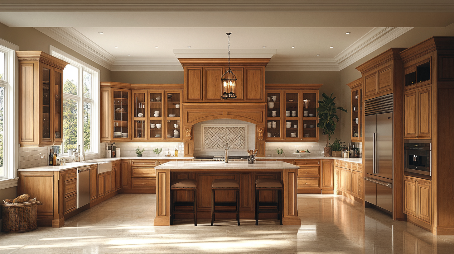 27+ Golden Oak Kitchen Cabinets Inspiration for a Fresh and Airy Look ...