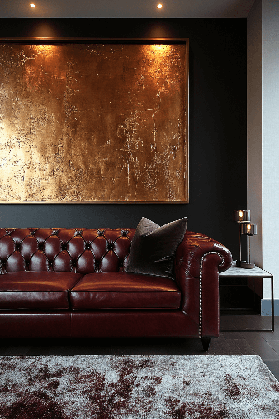 29 Burgundy Couch Living Room Inspirations That Make Your Space Pop ...