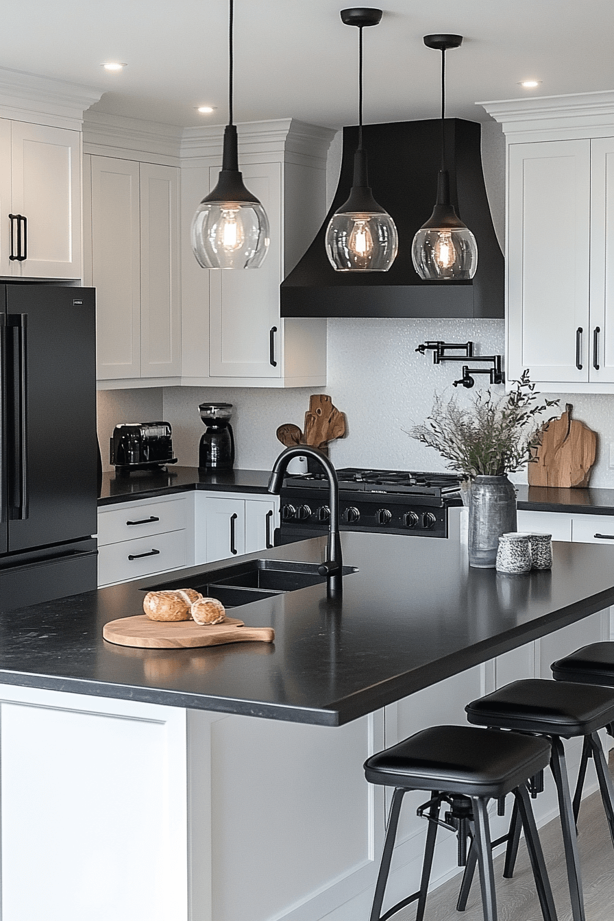 29 Black Countertops That Blend Bold Beauty With Everyday Function - My Elegant Home